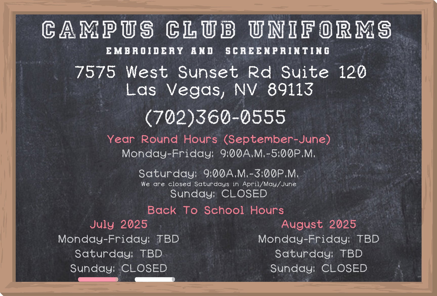 Campus Club Uniforms