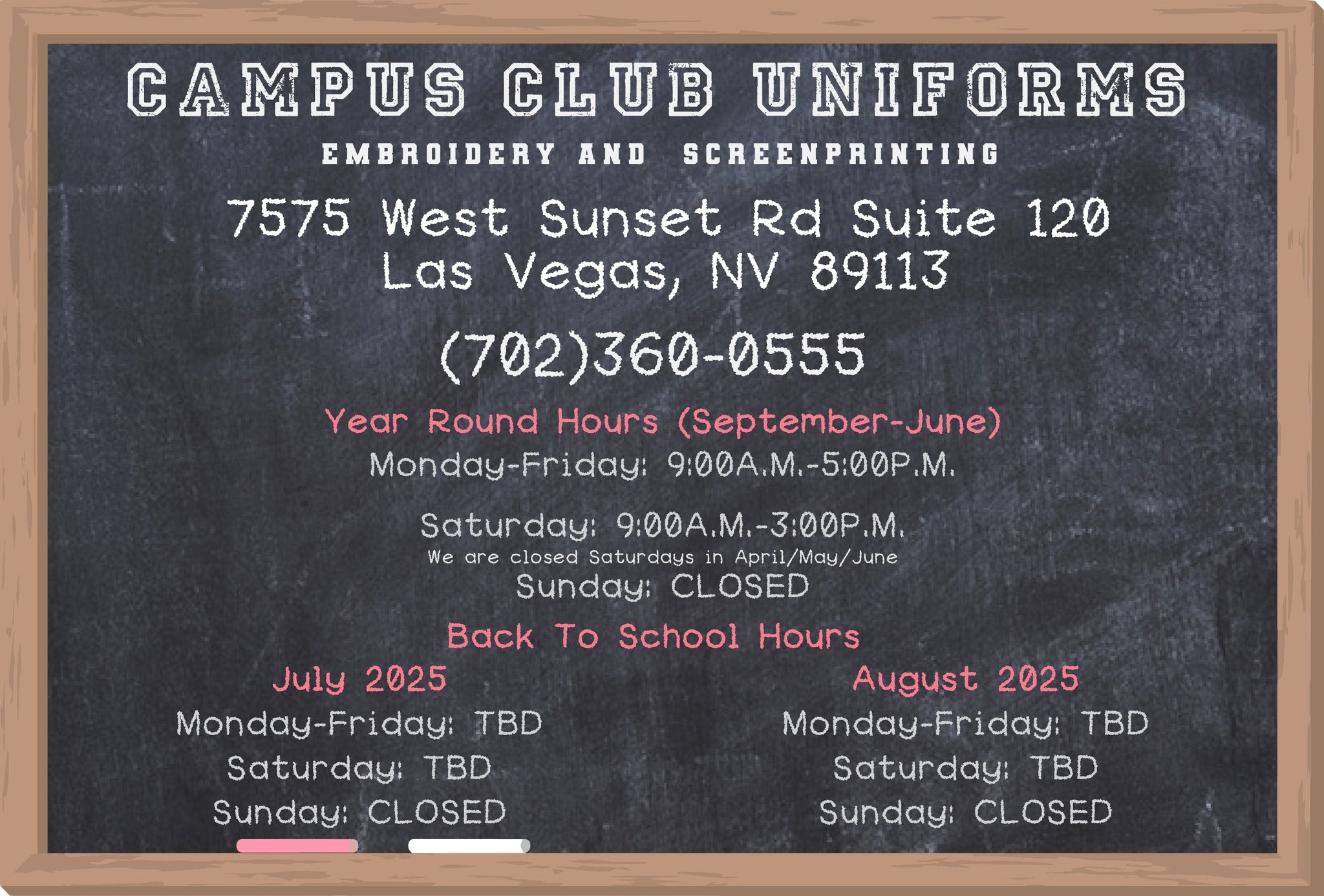 Campus Club Uniforms