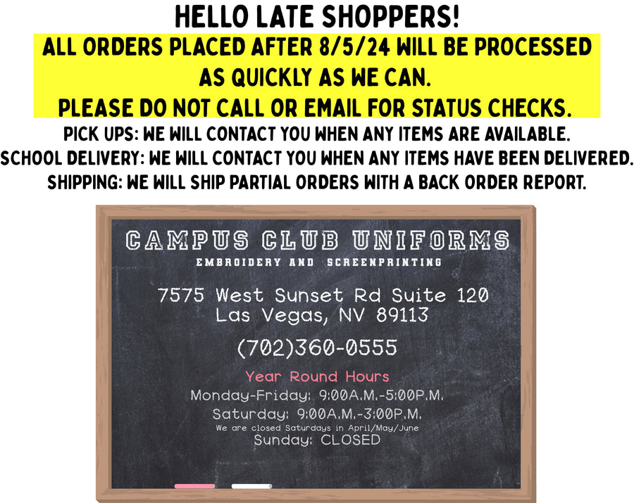 Campus Club Uniforms