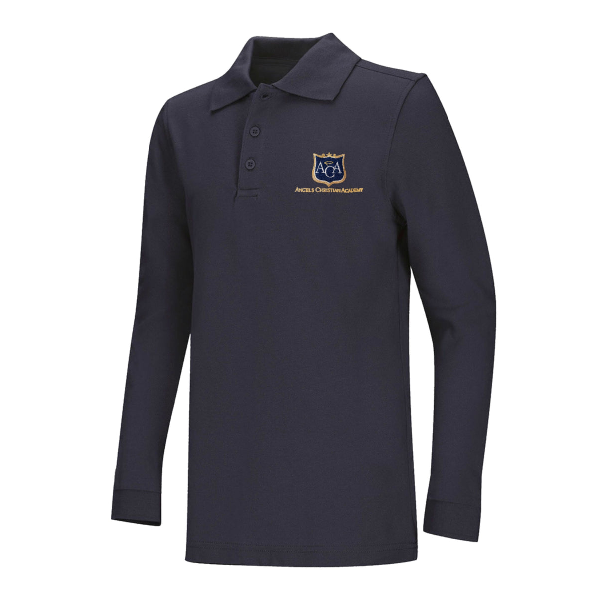 L/S Polo w/ ACA Logo – Campus Club Uniforms