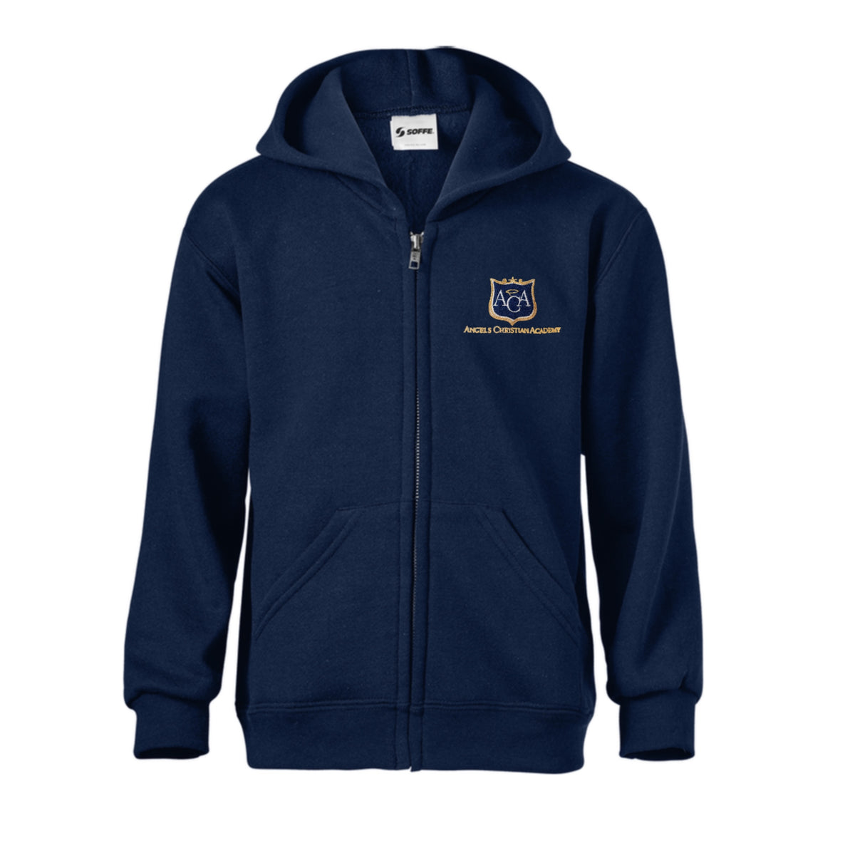 Ziphoodie w/ ACA Logo – Campus Club Uniforms