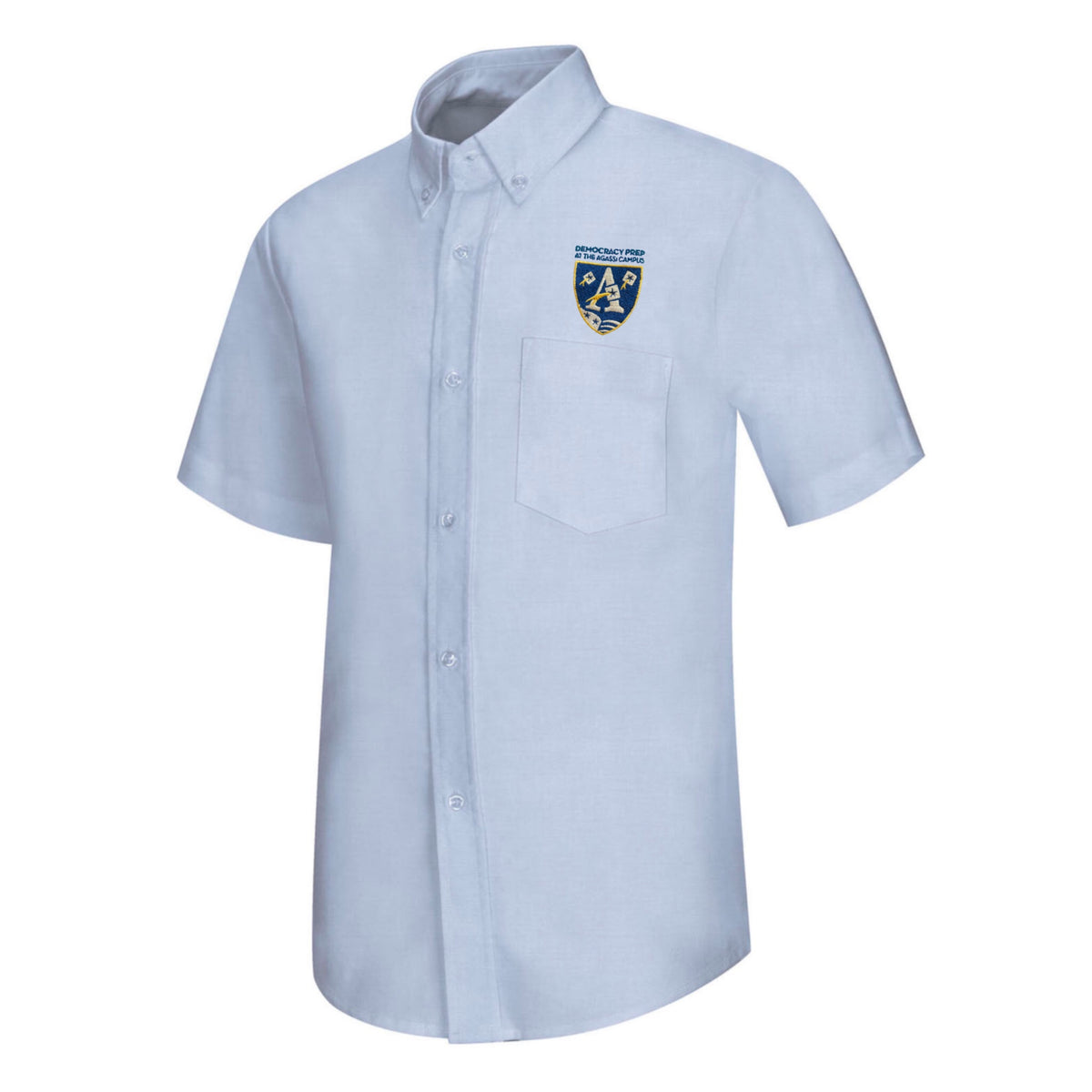 S/S Oxford w/ DP Logo (Grades 9-12 ONLY) – Campus Club Uniforms
