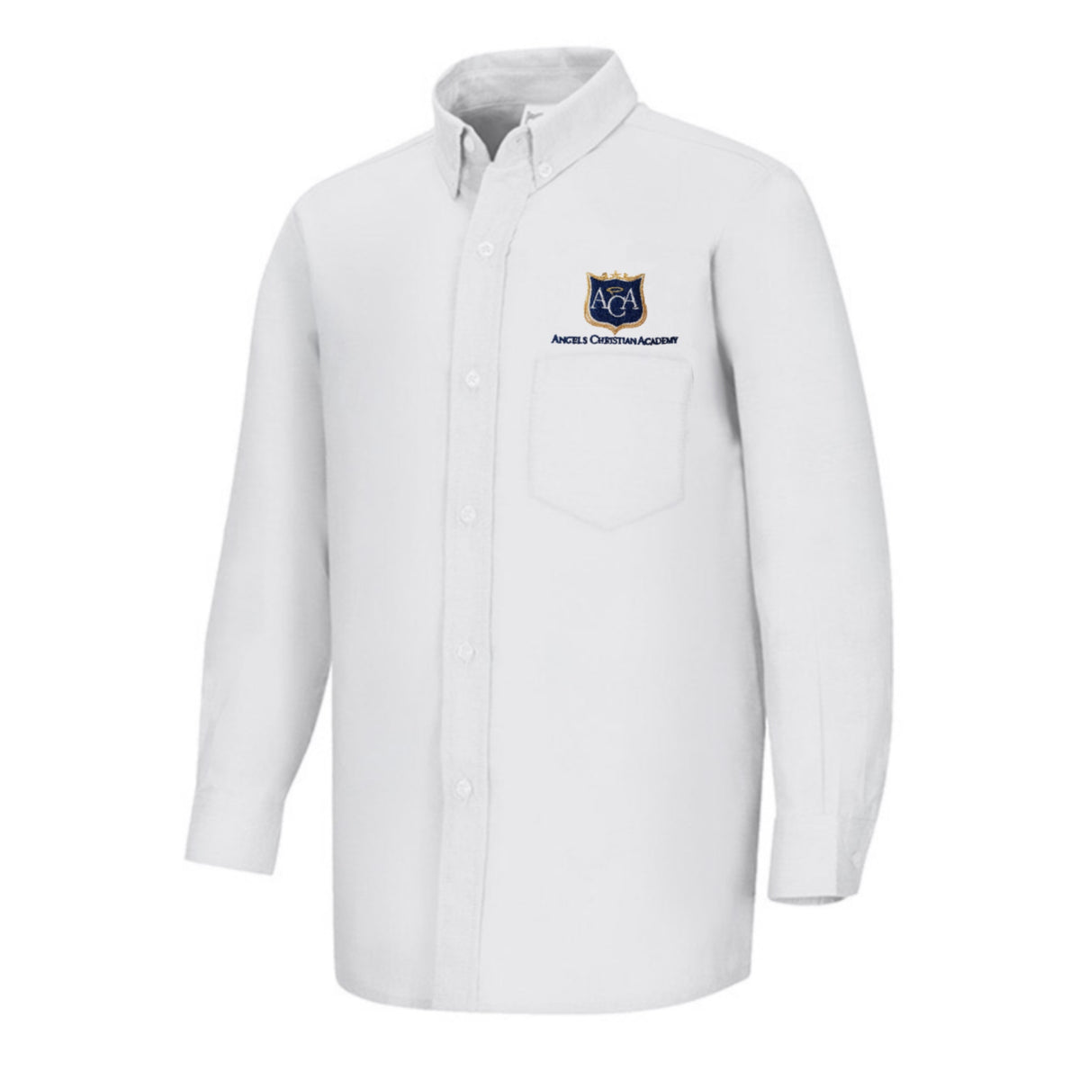 L/S Oxford w/ ACA Logo – Campus Club Uniforms